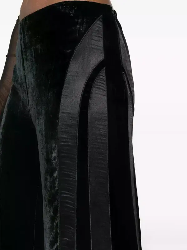 Alberta Ferretti Panelled Palazzo Trousers