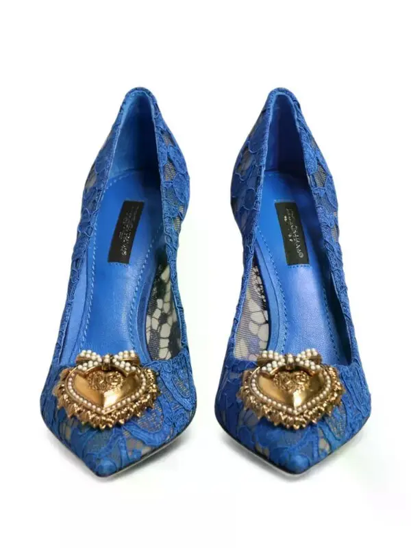Dolce & Gabbana Taormina Lace Devotion Pumps