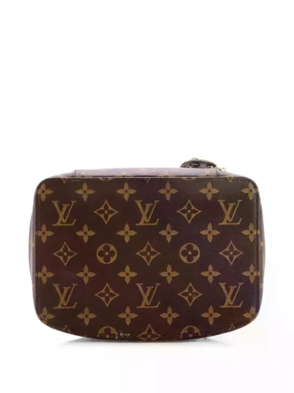 LOUIS VUITTON Monte-carlo Jewelry Box Monogram Canvas Pouch - Brown