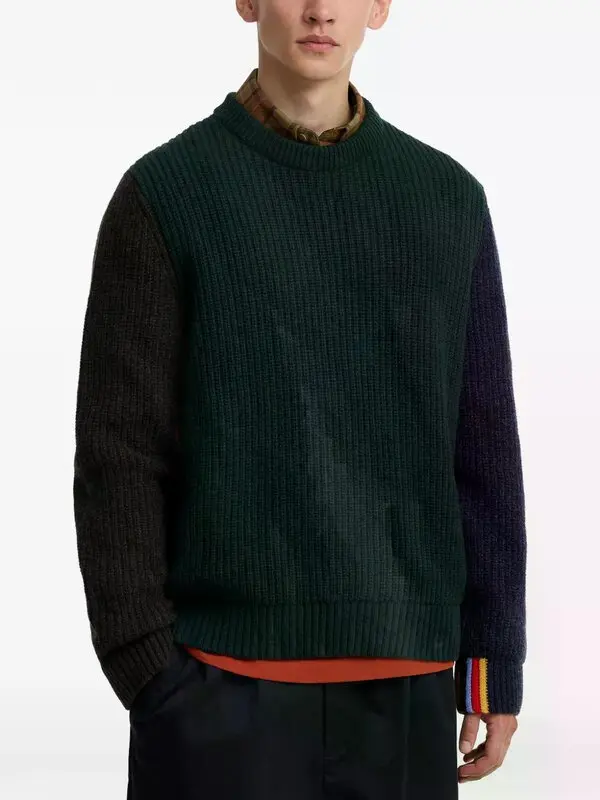 Barbour X Paul Smith Cable-knit Sweater