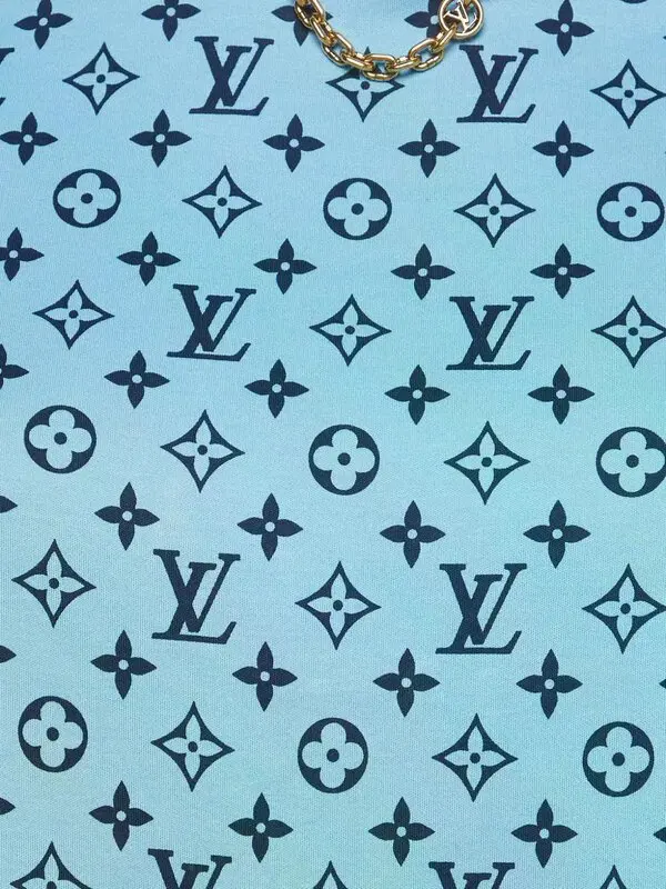 LOUIS VUITTON Monogram Chain-detail T-shirt