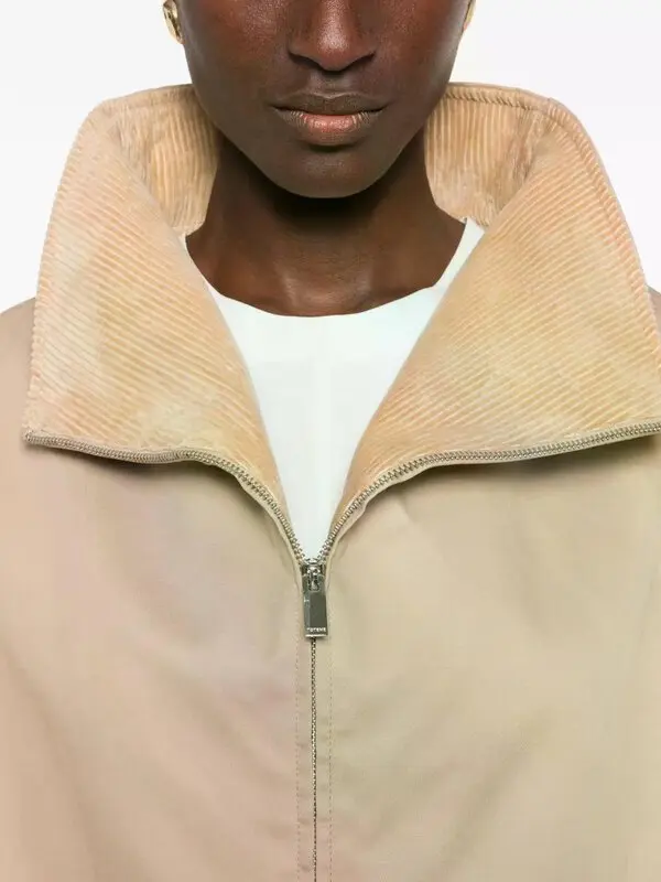 TOTEME Corduroy-collar Zip-up Jacket