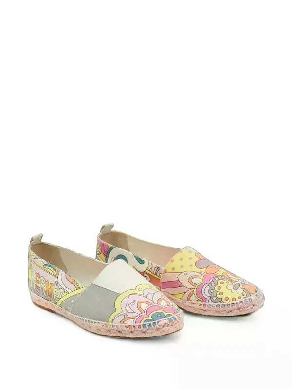Hermès Moderniseme Canvas Flat Espadrilles
