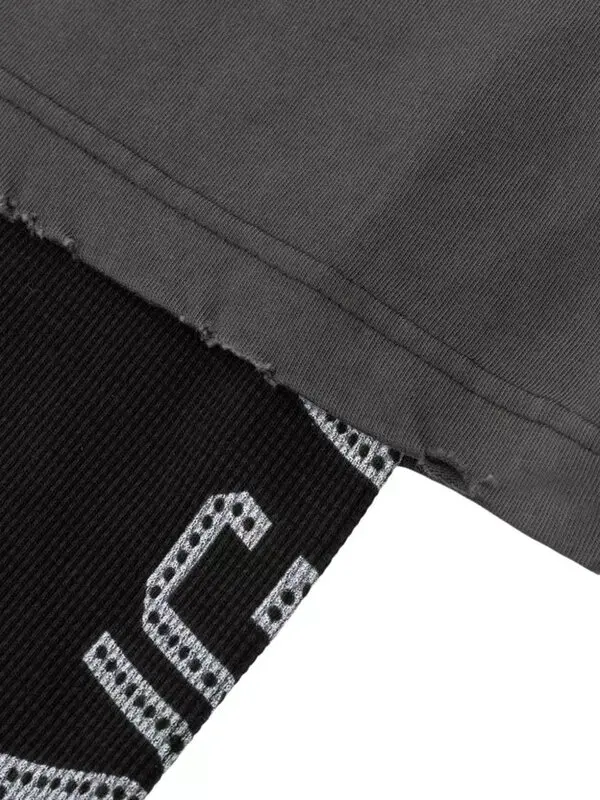 BLDG4 Graphic-print Layered-sleeve T-shirt