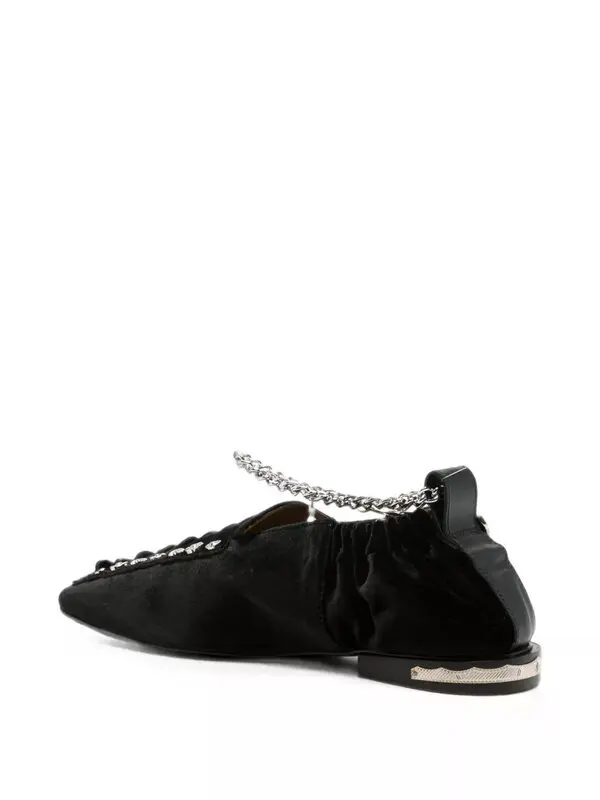 Toga Chain-embellished Loafers