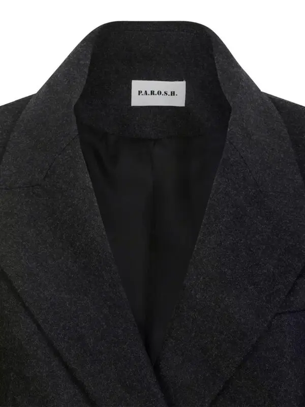 P.a.r.o.s.h Belted Puff-sleeve Blazer