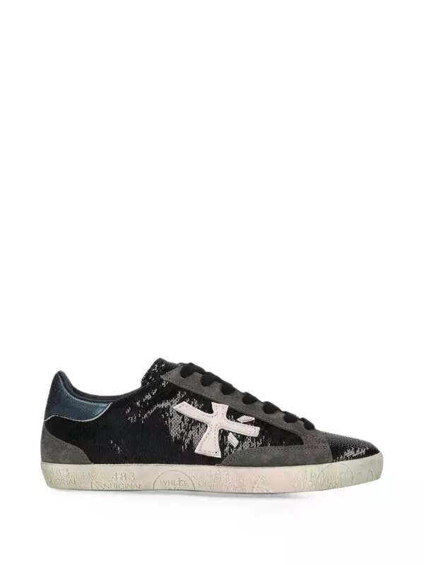 Premiata Steven Sequin-embellished Sneakers