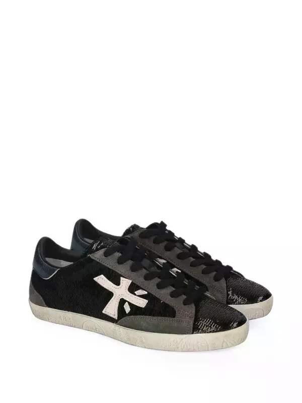 Premiata Steven Sequin-embellished Sneakers