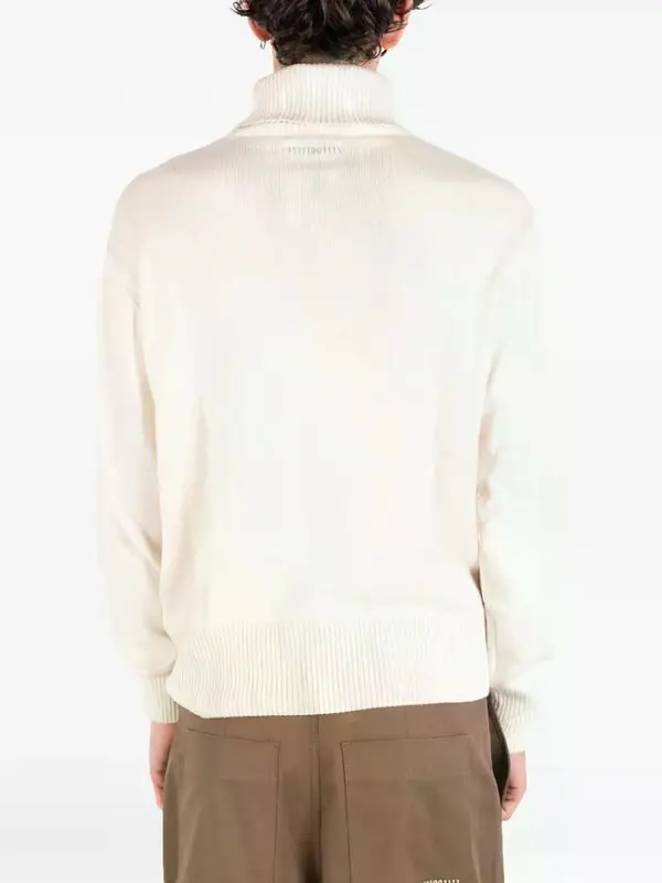 SOCIETE ANONYME Roll-neck Logo-patch Sweater