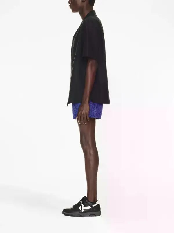 Off-White Logo-print Swim Shorts