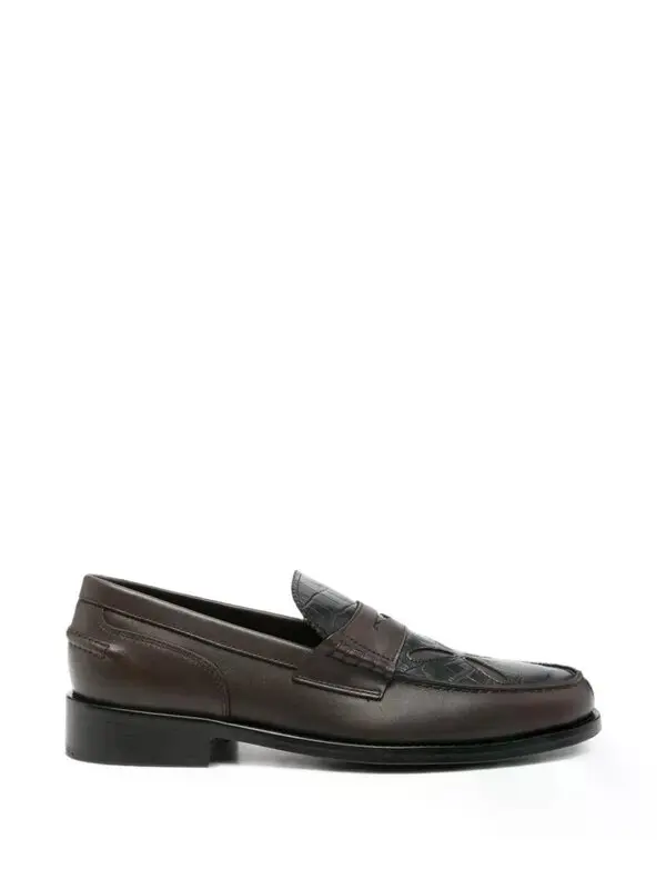 STEFAN COOKE Leather Loafers