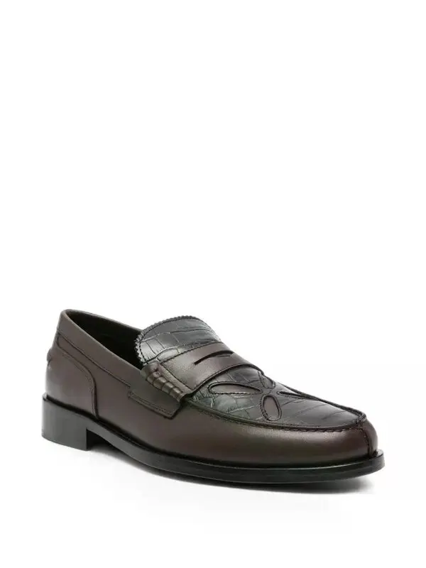 STEFAN COOKE Leather Loafers