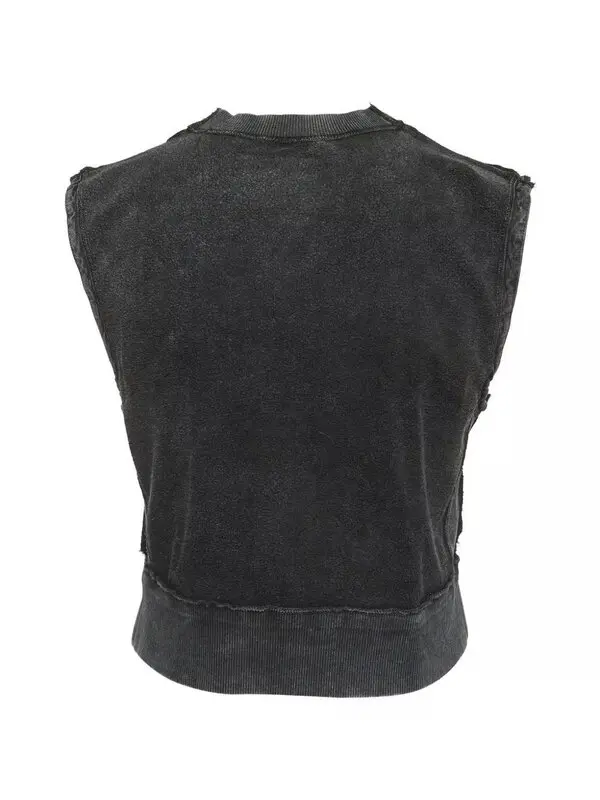 Fendi X Marc Jacobs Logo-embroidered Cropped Top