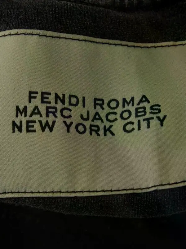 Fendi X Marc Jacobs Logo-embroidered Cropped Top