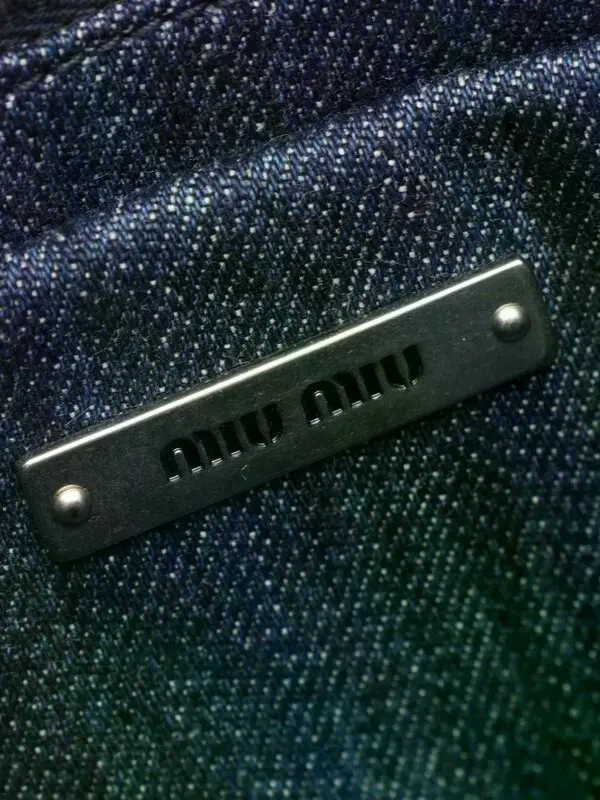 Miu Miu 2000s Ricamo Ta Tote Bag