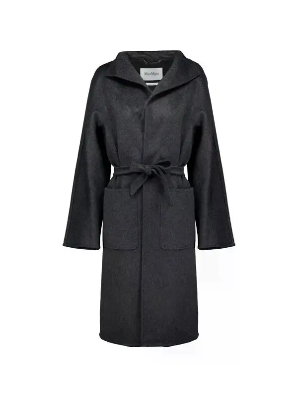Max Mara Belted Kimono-sleeve Coat