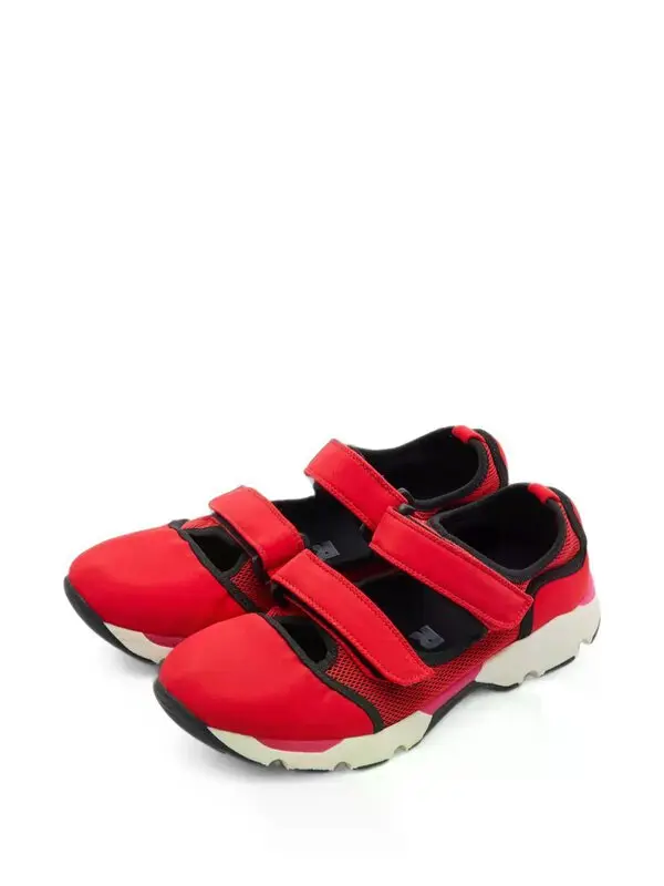 Marni Touch-strap Mesh Sneakers - Red