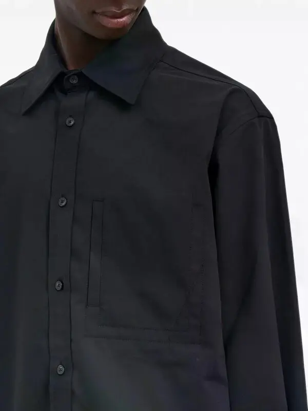ENTIRE STUDIOS Patch-pocket Long-sleeve Shirt