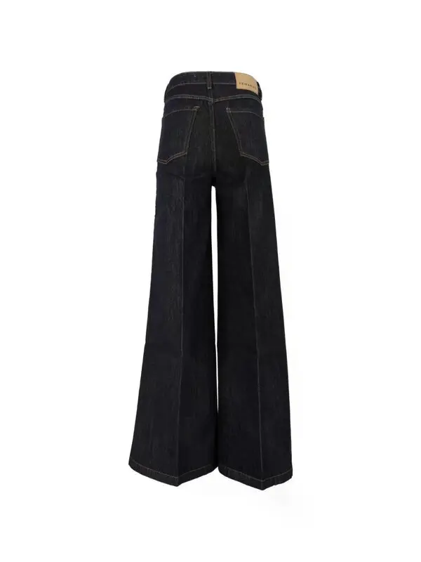 Ermanno Scervino Pressed-crease Wide-leg Jeans