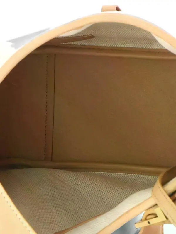 Saint Laurent Le 5 A 7 Supple Canvas And Leather Small Hobo Bag