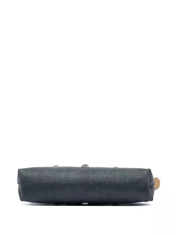 Fendi 2000-2010 Studded Spalmati Chain Pochette Shoulder Bag
