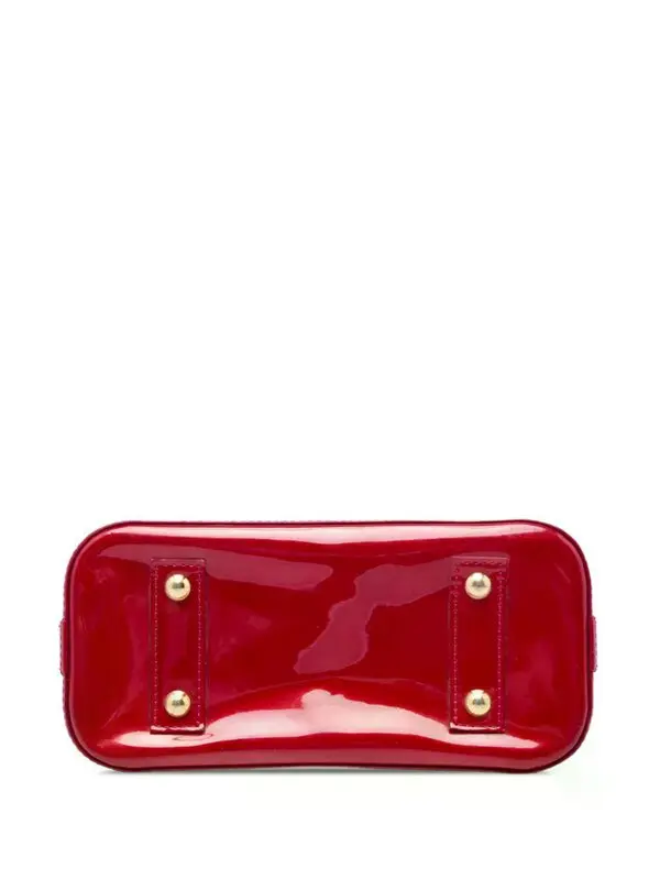 LOUIS VUITTON 2013 Monogram Vernis Alma Bb Satchel
