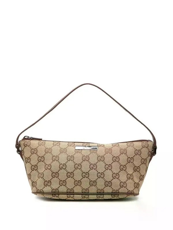 Gucci 2000-2015 Gg Canvas Boat Shoulder Bag