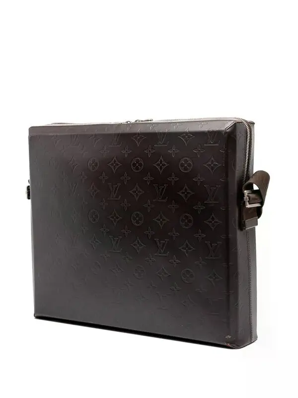 LOUIS VUITTON 2000 Monogram Glace Steve Business Bag