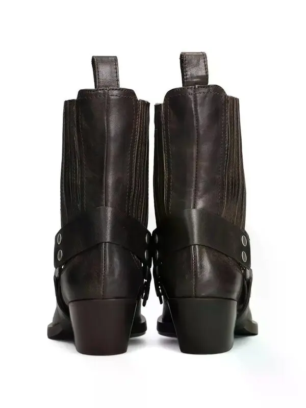 BIBI LOU Neri Biker-leather Boots