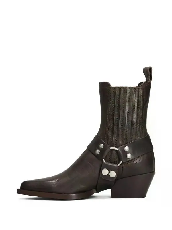 BIBI LOU Neri Biker-leather Boots