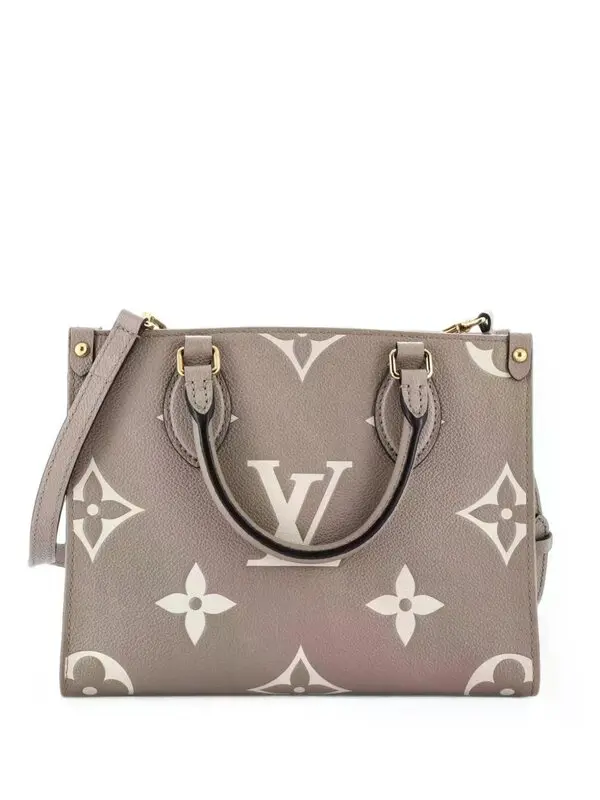 LOUIS VUITTON Onthego Bicolor Monogram Empreinte Giant Pm Tote Bag
