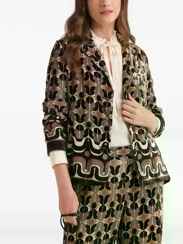 Malìparmi Long-sleeve Patterned Blazer