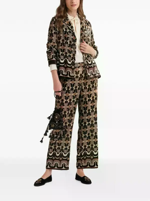 Malìparmi Long-sleeve Patterned Blazer