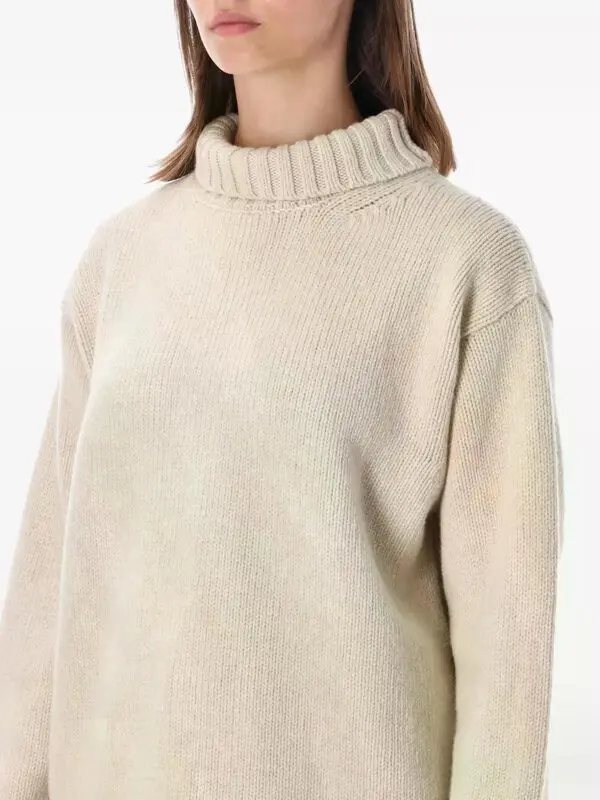 RÓHE Ribbed-knit Roll-neck Sweater