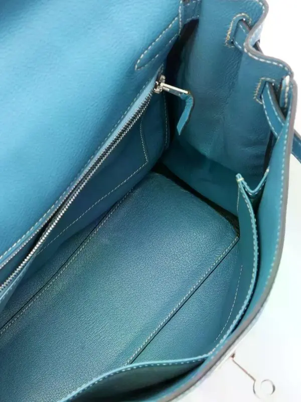 Hermès 1999 Kelly Ad Gm Backpack - Blue