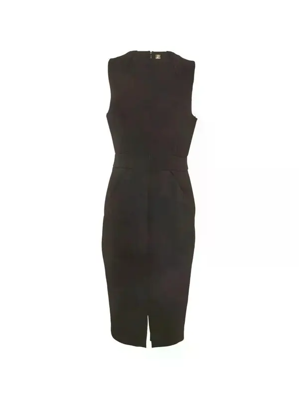 Roberto Cavalli Class Pleated Sleeveless Dress