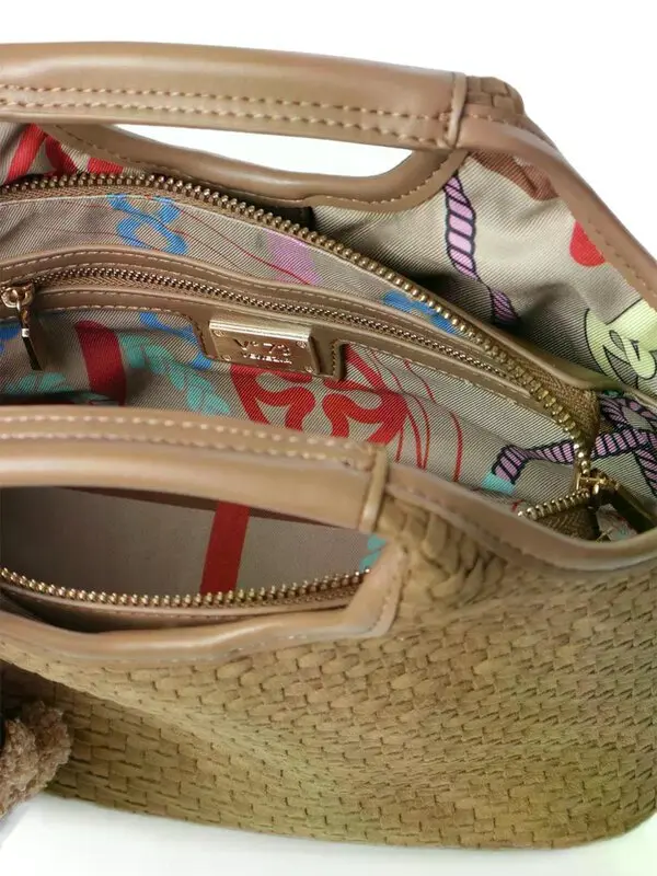 V°73 Zelda Woven-effect Shoulder Bag