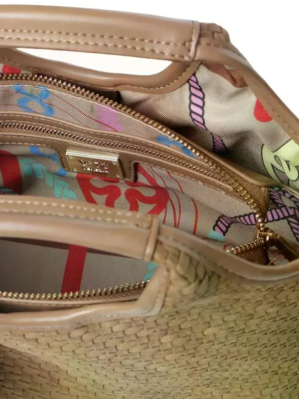 V°73 Zelda Woven-effect Shoulder Bag