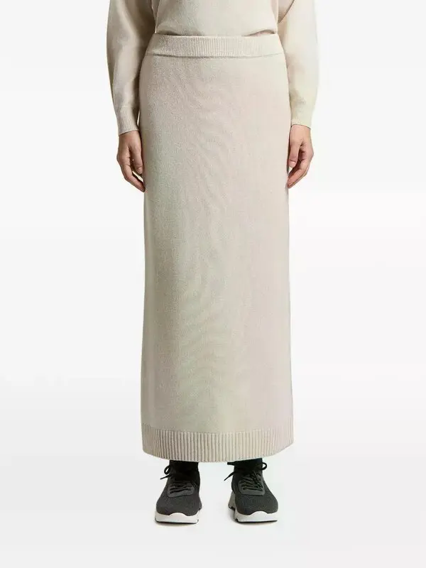 Peserico Ribbed-trim Maxi Skirt