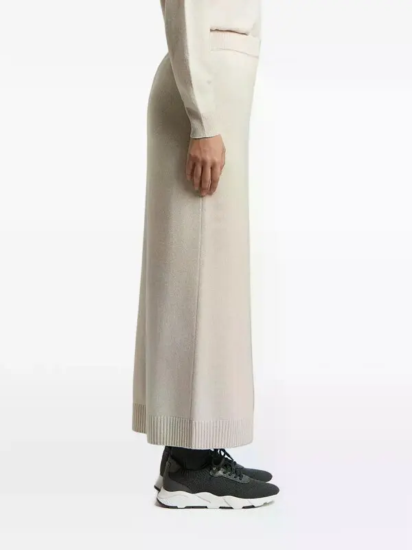 Peserico Ribbed-trim Maxi Skirt