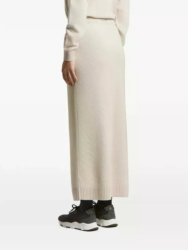Peserico Ribbed-trim Maxi Skirt