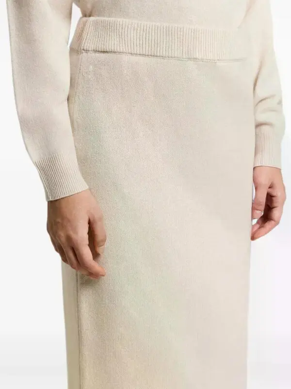 Peserico Ribbed-trim Maxi Skirt