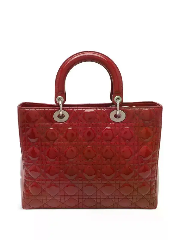Dior 2012 Large Lady Cannage Tote Bag