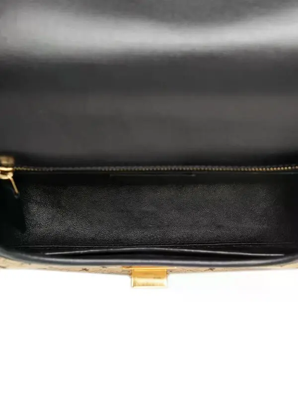 Saint Laurent 2019 Medium Canvas Monogram All Over Crossbody Bag