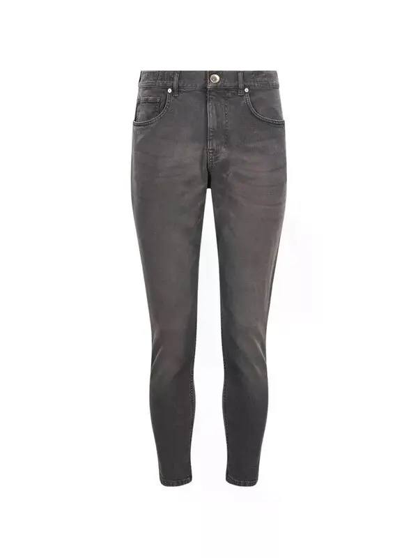 Eleventy Faded-effect Tapered Jeans