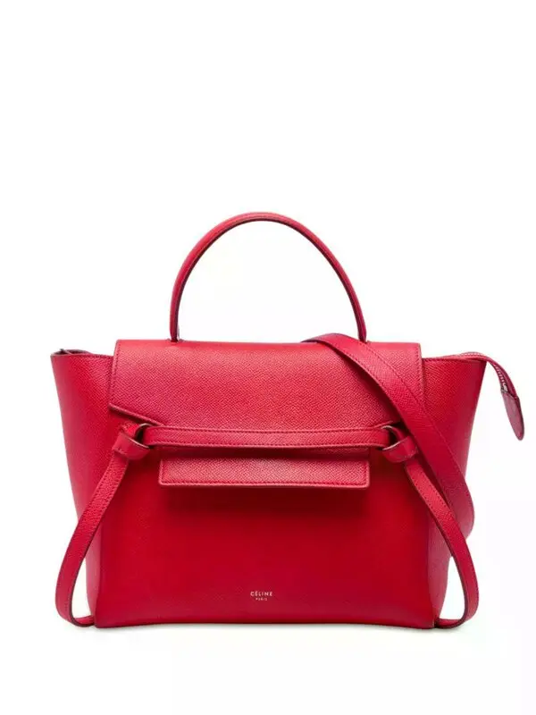 Celine 2010-2026 Micro Grained Calfskin Belt Bag Satchel