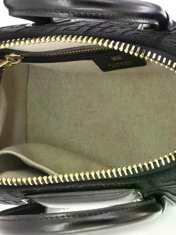 Givenchy Antigona Bag 4g Embroidered Canvas Mini Crossbody Bag