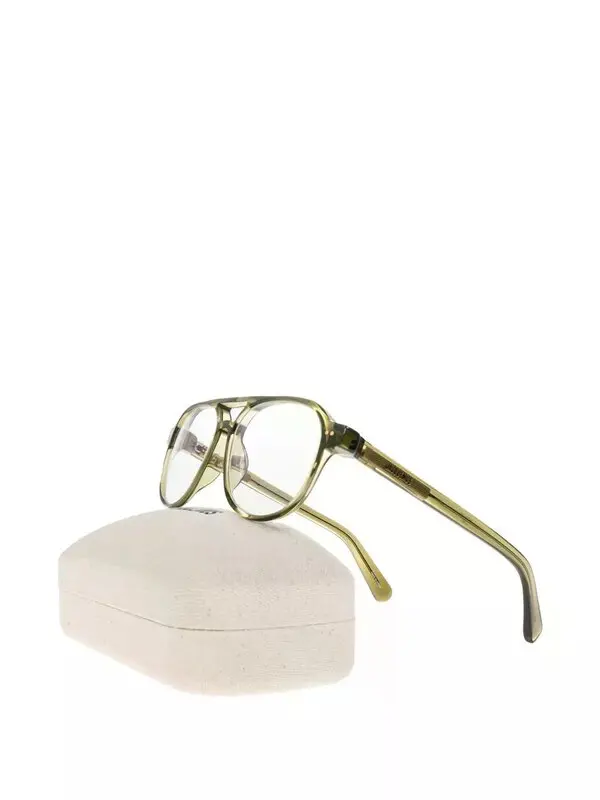 Jacquemus Pilot-frame Glasses - Green
