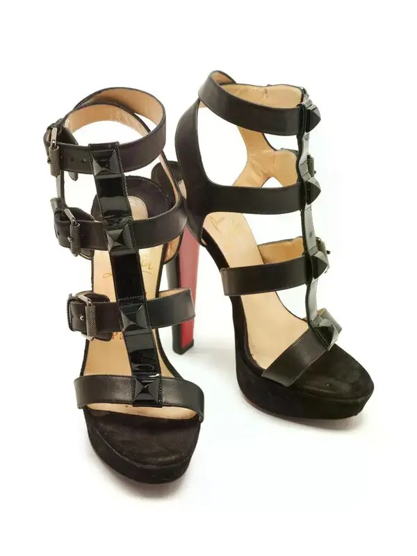 CHRISTIAN LOUBOUTIN Rockin Buckle Studded Sandals