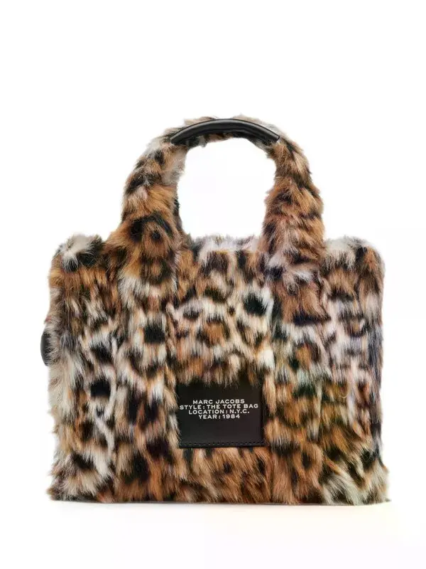 Marc Jacobs Small Tote Bag In Leopard Fur